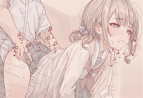 Suujiniku Mochizuki Honami Project Sekai Highres Babe Girl All Fours Blue Eyes Blunt