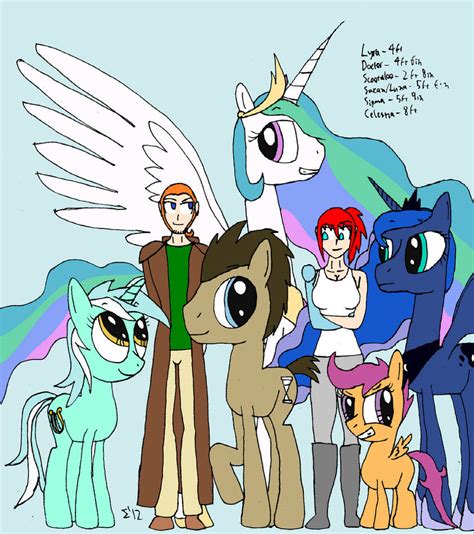 Mlp Fim Cots Size Comparison By Sigmatheartist On Deviantart