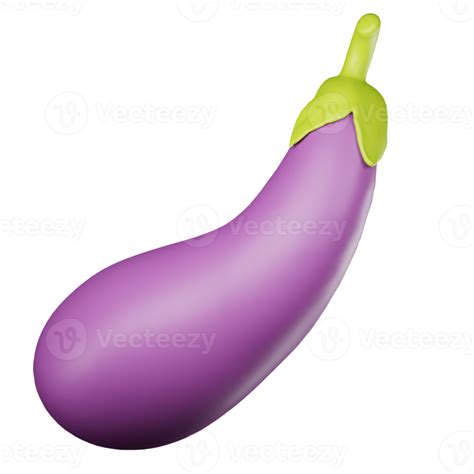 3d Eggplant Illustration 15099578 Png