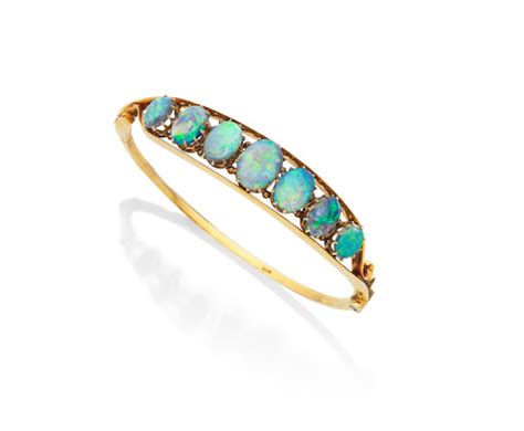 Bonhams An Opal Bangle