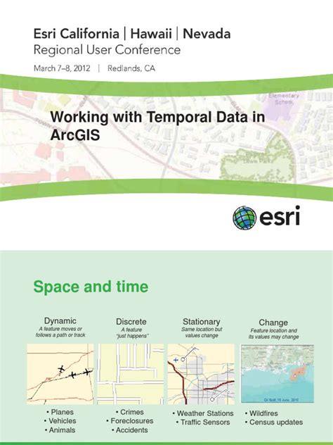 Working With Temporal Data Pdf Arc Gis Application Software