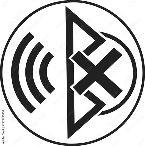 Simple Black And White Bluetooth Technology Icon Depicting Wireless Communication And Device