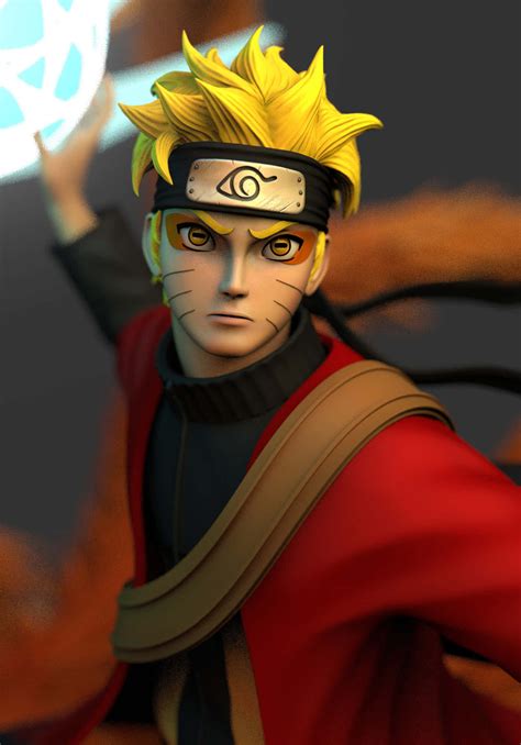 Download Naruto Uzumaki 4k 3d Wallpaper
