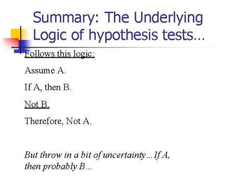 Pitfalls Of Hypothesis Testing Hypothesis Testing The Steps