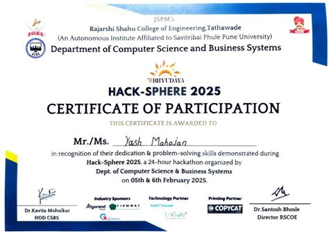 Hacksphere2025 Web3 Blockchain Hackathonexperience Yash Mahajan