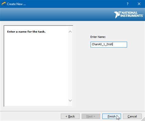 Create Tasks For Ni Daqmx Devices In Ni Max Ni
