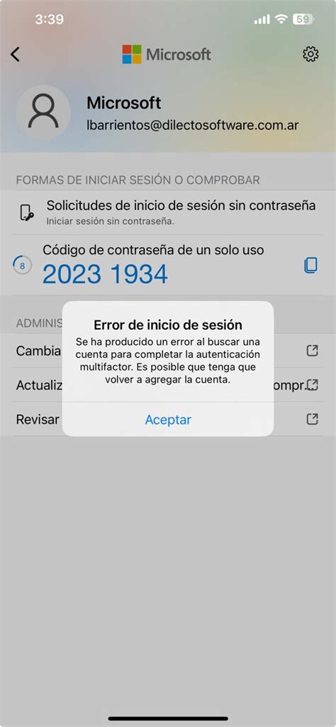 Mfa Issue In Azure An Error Occurred While Looking For An Account To Complete Multifactor