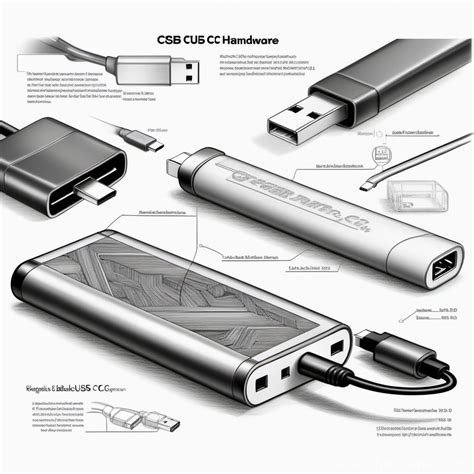 Realistic Usb C Hardware Infographic Prompts Stable Diffusion Online