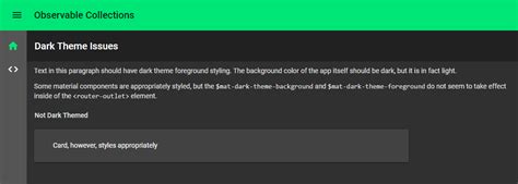 I Cannot Get The Dark Themes To Work · Issue 3298 · Angularcomponents · Github