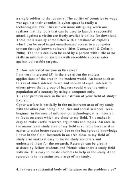 Running Head Cyber Warfare Cyber Warfare Docx