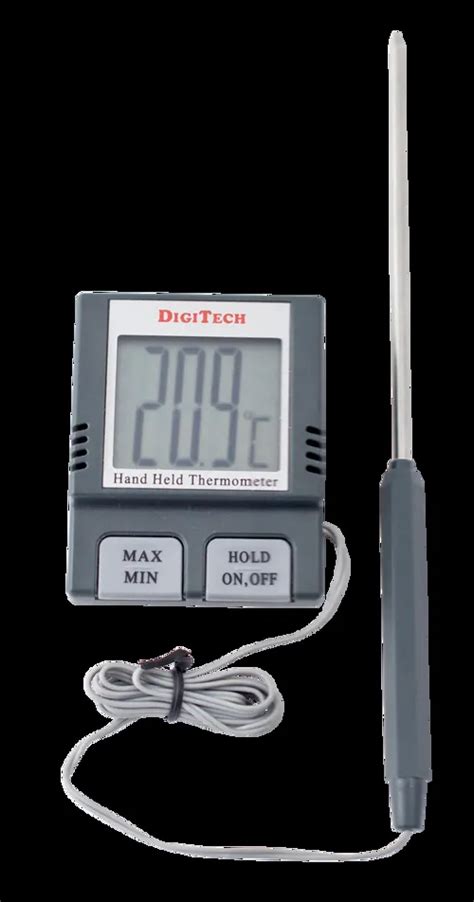 Digital Mini Termometer Med Ledning Accurate And Compact