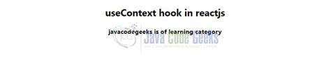 Using React Context Hook Java Code Geeks 2025