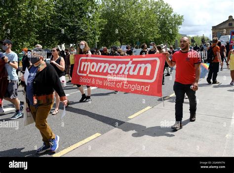 A Kill The Bill Protest In Bristol Momentum Join The Protest Stock