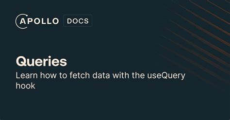 Queries Apollo Graphql Docs Queries Apollo Graphql Docs