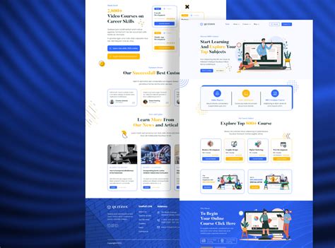 E Learning Website UI Design By Md Naim Hosseain On Dribbble