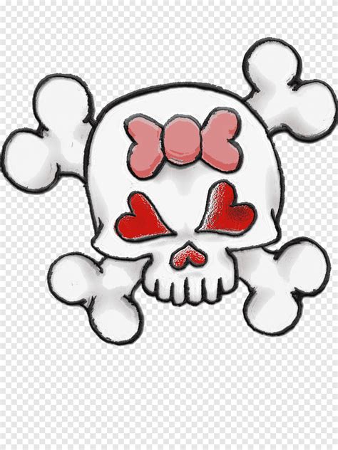 인간의 두개골 상징 Calavera 뼈 두개골 화이트 졸리 로저 Png Pngegg