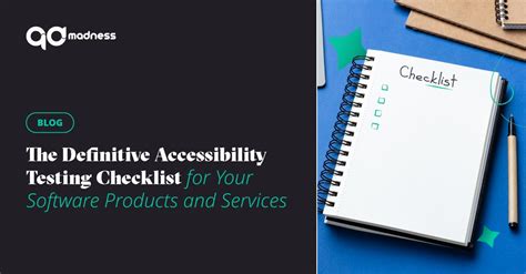 qa madness on linkedin the definitive accessibility testing checklist