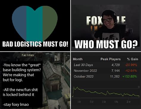 I Love The Base Building System I Wish The Devs Would Add It For Logi No One Rfoxholegame