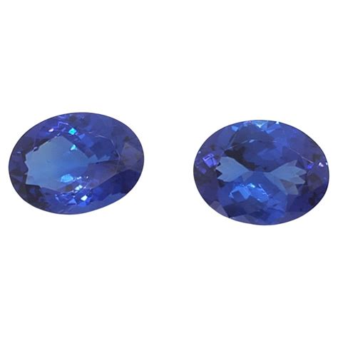 Loose Tanzanite Oval Pair 2216 Ct Total Weight For Sale At 1stdibs