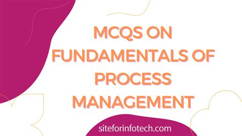 Mcq On Fundamentals Of Process Management In Os Part 1 Infotechsite