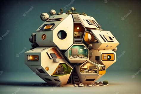 premium photo flexible adaptive housing modules that transform in