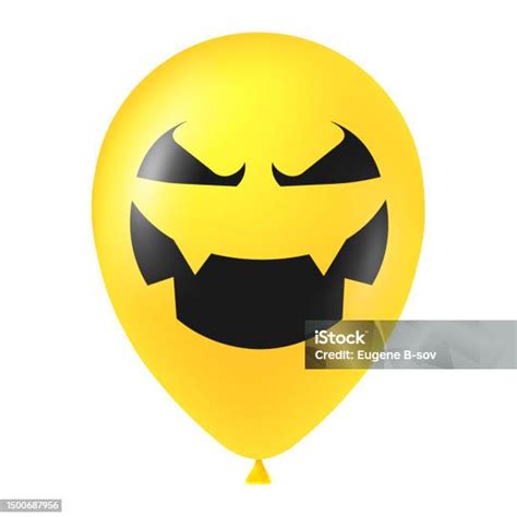 무섭고 재미있는 얼굴을 가진 할로윈 노란 풍선 그림 10월에 대한 스톡 벡터 아트 및 기타 이미지 10월 Film Festival 가을 Istock