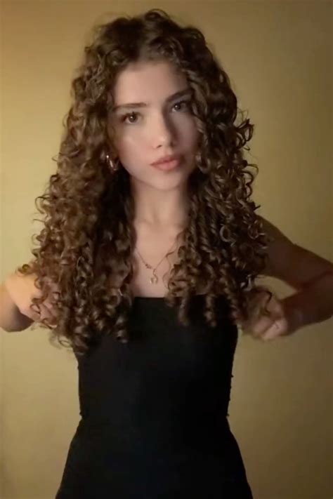 Girl With Brown Curly Hair