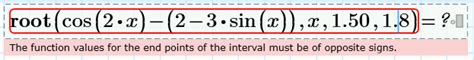 Solved I Could Not Find One Solution With Root Function Ptc Community