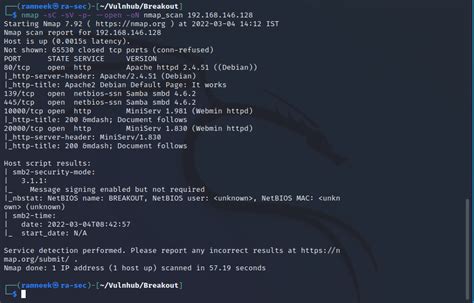 Vulnhub Empire Breakout Writeup Ra Sec