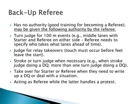 Bcssa Starter And Referee Clinic Ppt Download