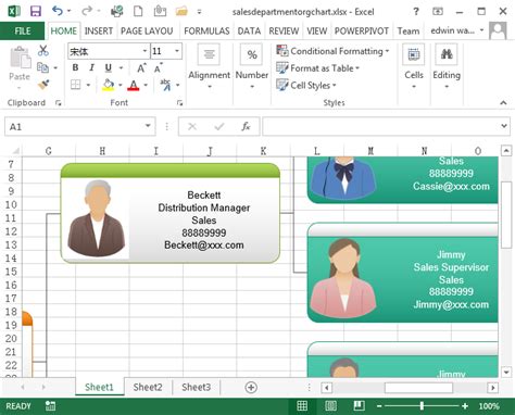 Best Excel Org Chart Generator Calendar Format