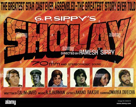 Affiche Du Film Sholay