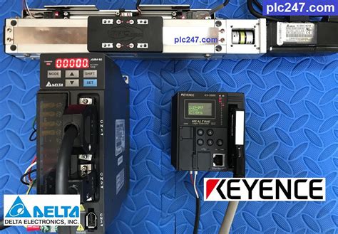 PLC Keyence Servo Control Delta B2 Tutorial Plc247 Com