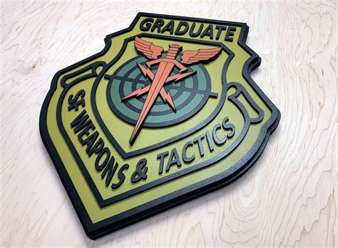 Security Forces Weapons And Tactics Wood Patch Patriot Wood