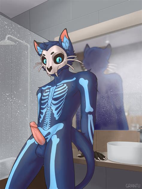 Rule 34 2023 Anthro Balls Black Body Black Fur Blue Body Blue Eyes Blue Fur Claws Digital