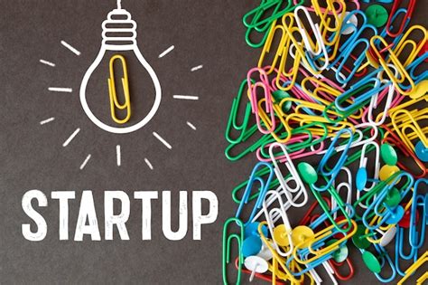 Premium Photo Business Concept Notebook With Text Startup On Black Background