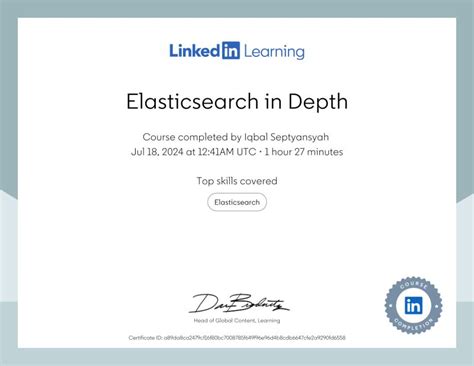 Iqbal Septyansyah On Linkedin Certificate Of Completion