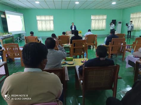 စိုက်ပျိုးရေး၊ မွေးမြူရေးနှင့်ဆည်မြောင်းဝန်ကြီးဌာနမှ ဒုတိယဝန်ကြီးဒေါက်တာအောင်ကြီး မြစ်သားစိုက်ပ