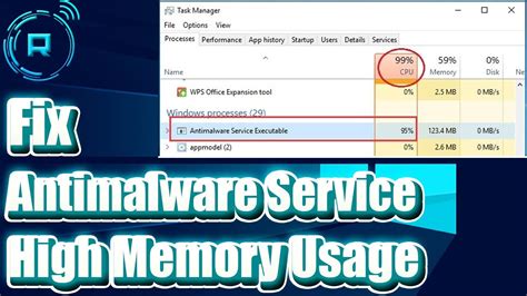 Fix Antimalware Service Executable High Memory Usage Windows 11 Youtube