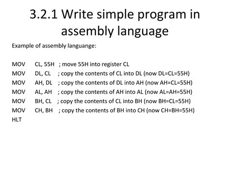 Chapter 3 Instruction Set And Assembly Language Programming Ppt