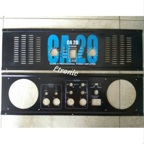 Jual Panel CA 20 Hitam Tanpa Knop Panel CA 20 Panel Box Power Amplifier Shopee Indonesia