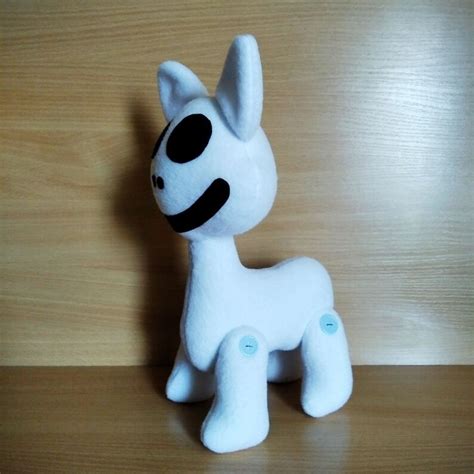 Cartoon Cat White Scp Plush Soft Toy Plushie T Etsy
