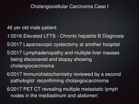 Cholangiocellular Carcinoma Interactive Case Discussion Ppt Download