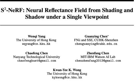 干货!利用多光照信息的单视角nerf算法s3 Nerf,可恢复场景几何与材质信息 Csdn博客 干货!利用多光照信息的单视角nerf算法s3 Nerf,可恢复场景几何与材质信息 Csdn博客