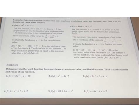 Solved Example Determine Whether Each Function Has A