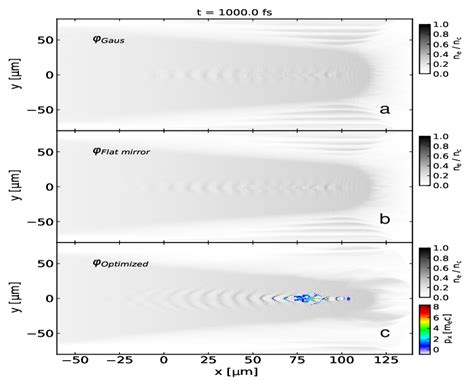 10 Snapshot For Plasma Density And Electron Beam Distribution With A