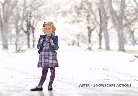 Photoshop Snow Actions MasterBundles