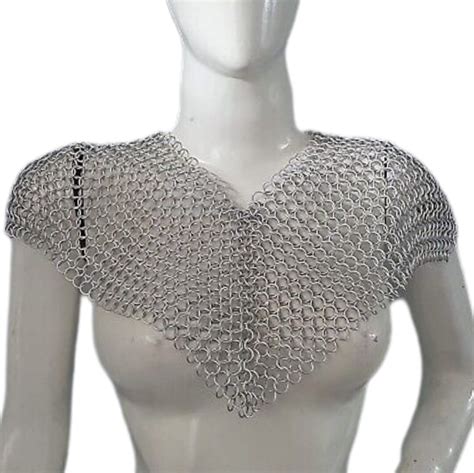 Sexy Chainmail Bikini Top Back Less Medieval Aluminium Etsy