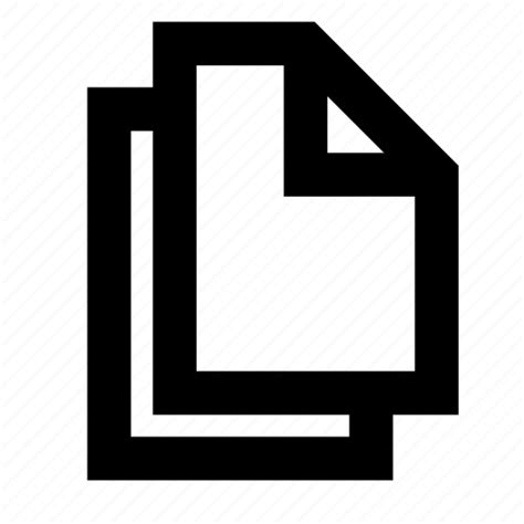 duplicate file document page copy select all icon download on