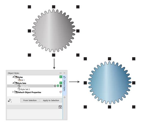 Corel DESIGNER Help Styles And Style Sets
